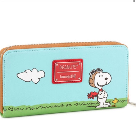 Loungefly | Bags | Loungefly Peanuts Snoopy Vs The Red Baron Wallet ...